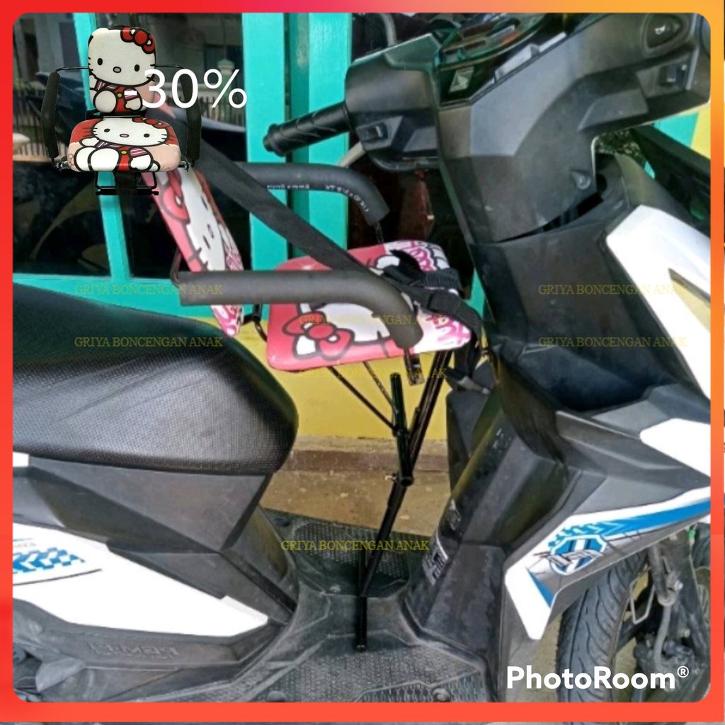 Jual Boncengan sepeda Anak Depan di motor matic sepeda listrik kursi ...