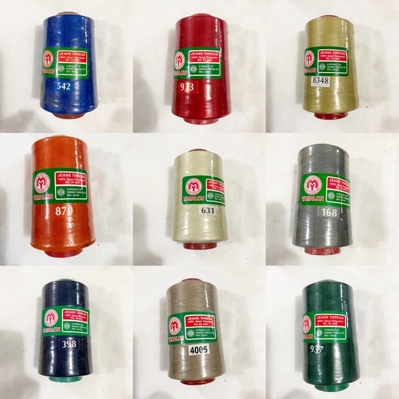 Jual Benang Jeans Yamalon 20/2 - Benang Jahit Jean - Benang Jin ...