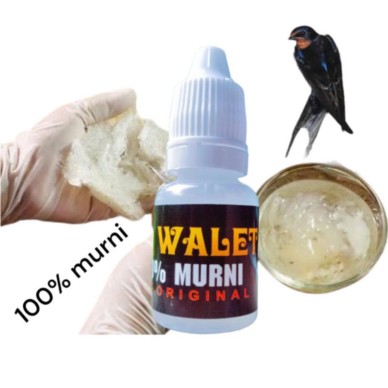 Jual Vitamin Sarang Walet Liur Walet 100% Alami 10ml | Shopee Indonesia