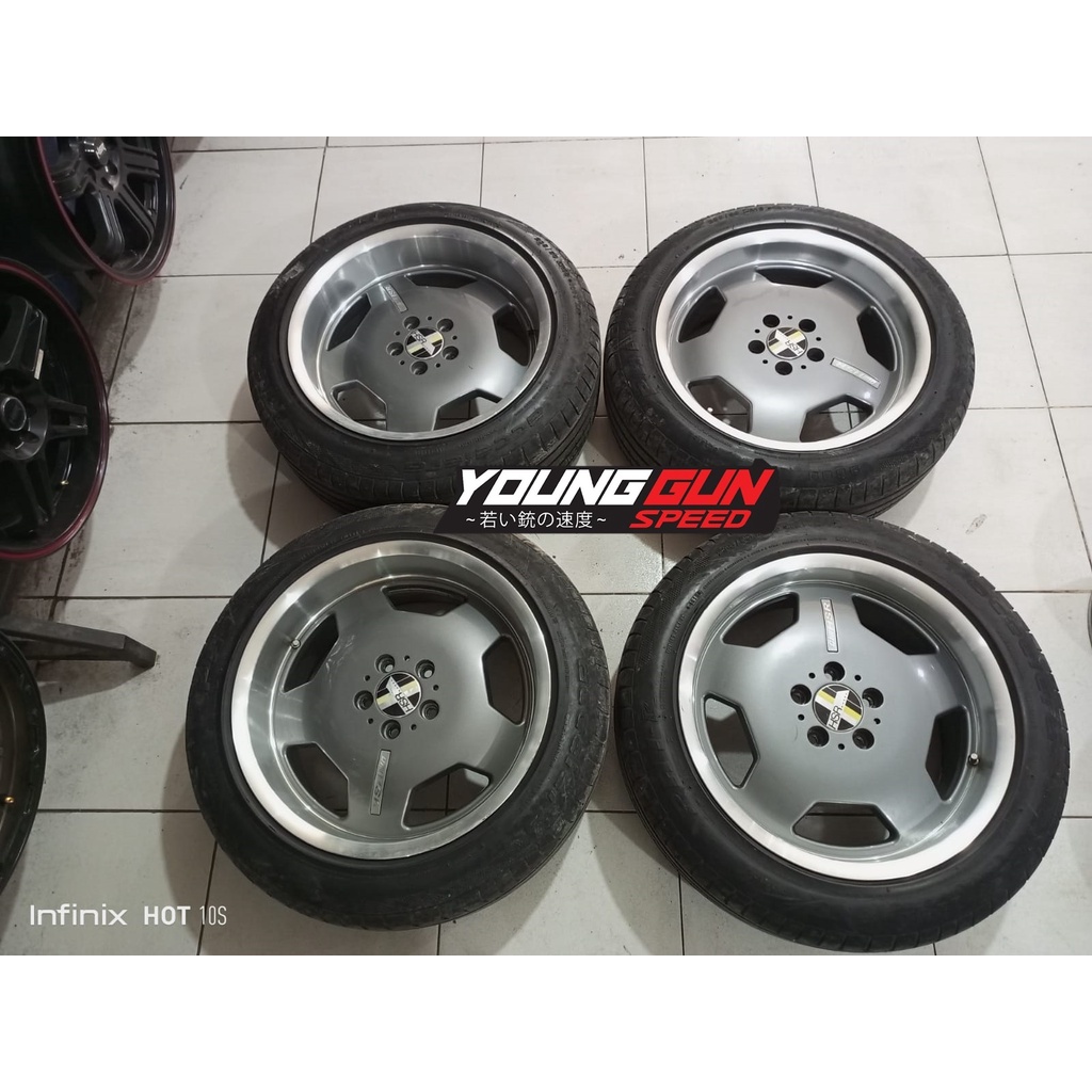Jual Velg MERCY Bekas Ring 18 Racing HSR EURO Seken R18 Lebar 8/9 ...