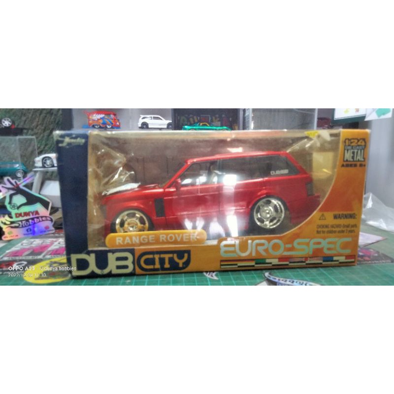 Jual diecast jada skala 1:24 range Rover dub city euro Spec warna merah ...