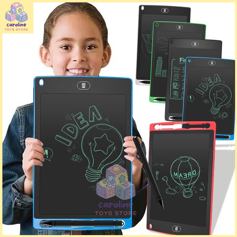 Jual LCD Writing Tablet Anak Tulisan Warna Warni 8.5Inch Mainan Edukasi ...