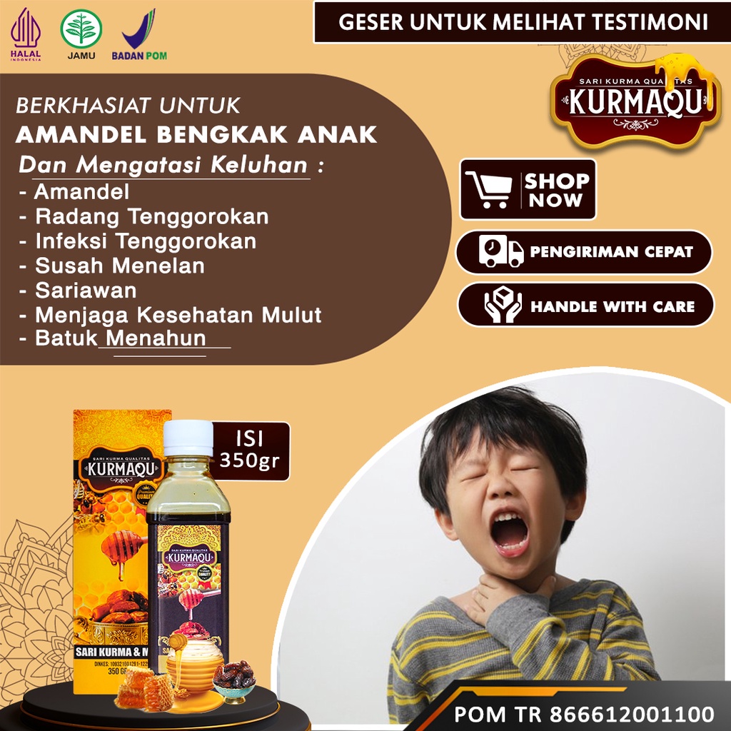 Jual Obat Herbal Amandel Anak Radang Infeksi Tenggorokan Susah Menelan ...