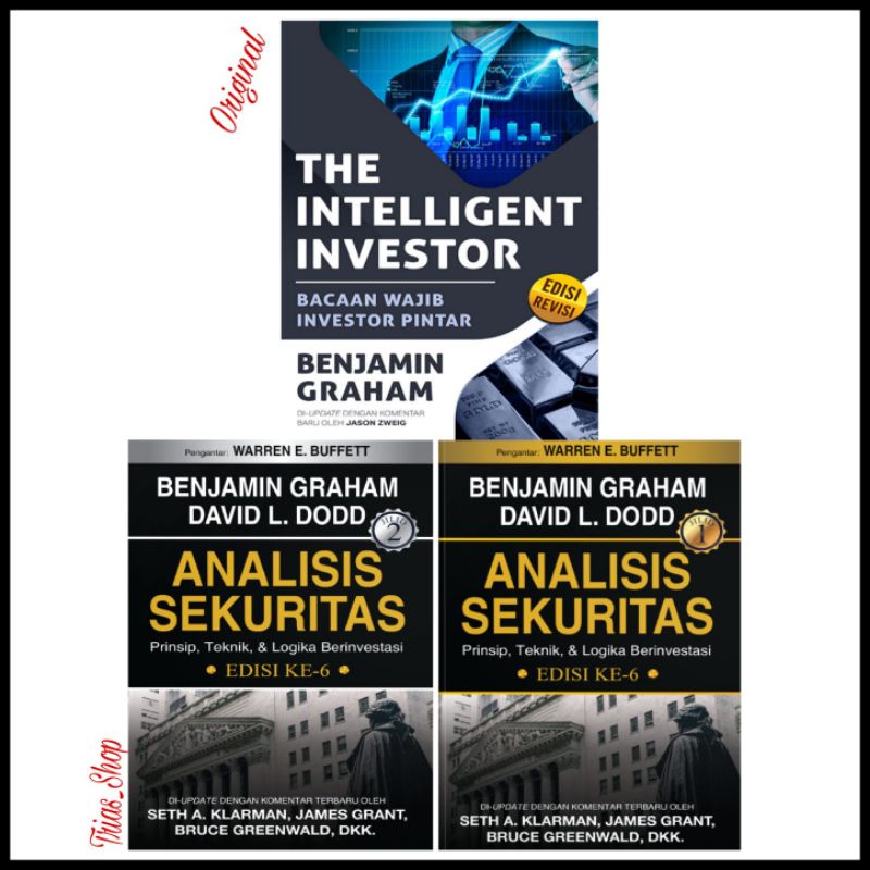 Jual THE INTELLIGENT INVESTOR SECURITY ANALYSIS ANALISIS SEKURITAS BY ...