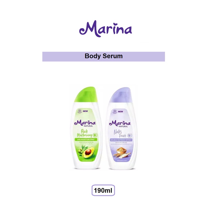 Jual Marina Hand Body Lotion Natural 190ml | Shopee Indonesia