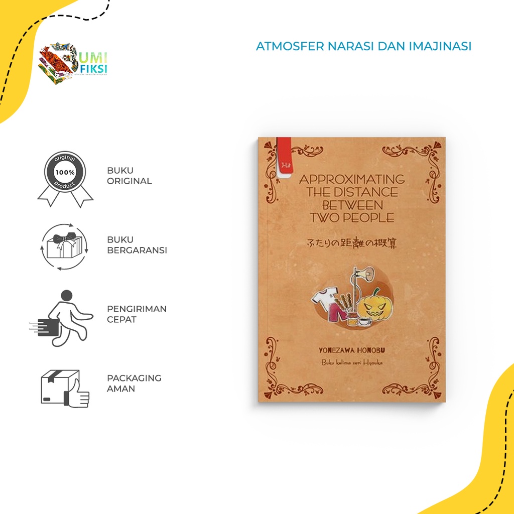 Jual Buku Novel Approximating The Distance Between Two People ...