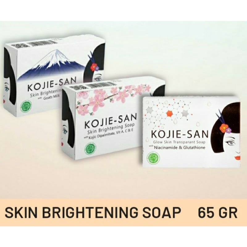 Jual Kojie San Brightening Soap Goat Milk / Brightening Soap Kojic / Niacinamide & Glutathione ...