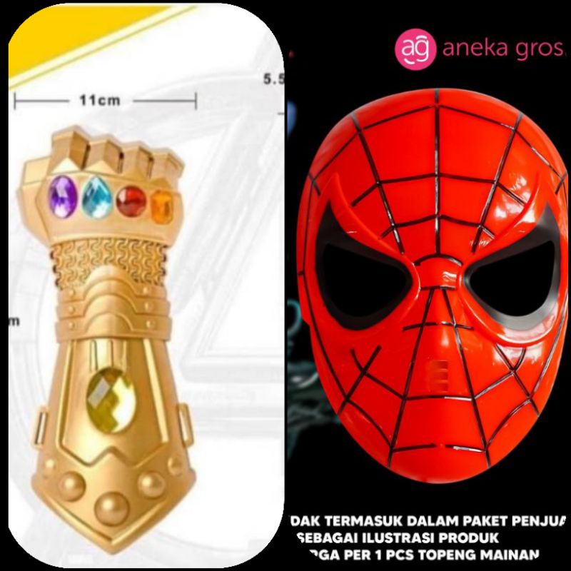 Jual topeng+tangan iron man Avengers | Shopee Indonesia
