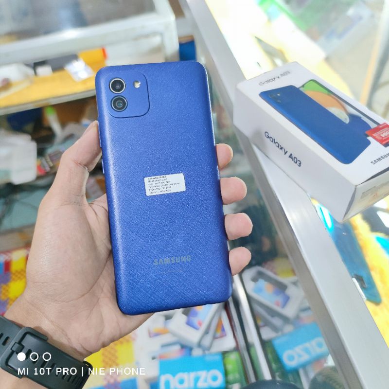 Jual Samsung Galaxy A03 bekas second fullset | Shopee Indonesia