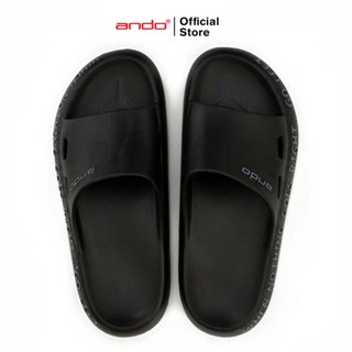 Jual Ando Official Sandal Selop Slip On Aguero Pria Dewasa - Hitam ...