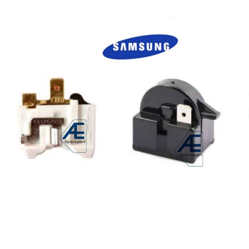 Jual Relay 1 Pin kanan + Ptc Overload Kulkas Samsung 1 Pintu / 2 Pintu ...