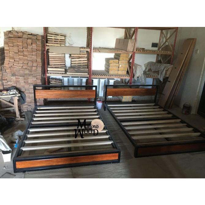 Jual Dipan divan besi ranjang tempat tidur minimalis murah | Shopee ...
