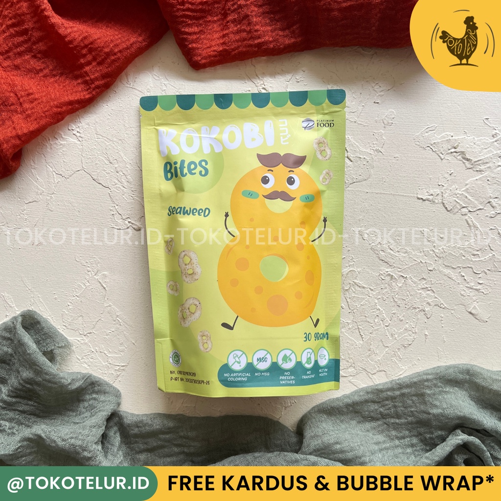 Jual KOKOBI BITES - Rice Puff Bites | Cemilan Snack Bayi Sehat HALAL NO ...
