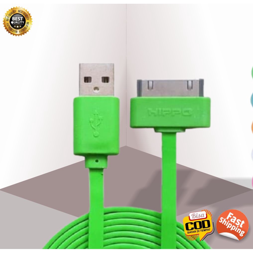 Jual Kabel Data Charging Sync Cable Iphone 3 3gs 4 4s ipad ipod 1 2 3 4 ...