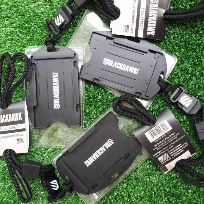 Jual Lanyard Terbaru Cia Blackhawk Lanyard / Id Card Holder / Name Tag ...