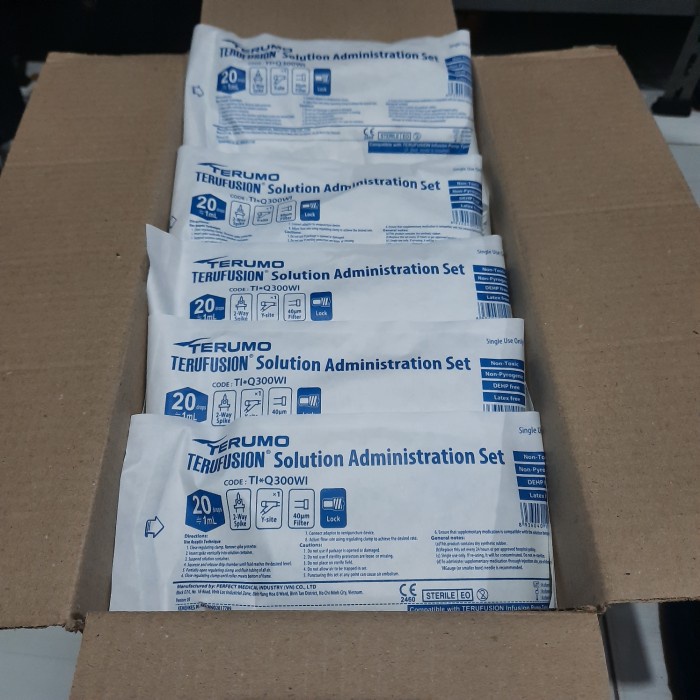 Jual Infus Set Dewasa Terumo / Infuset Dewasa Terumo / Infusion Set ...