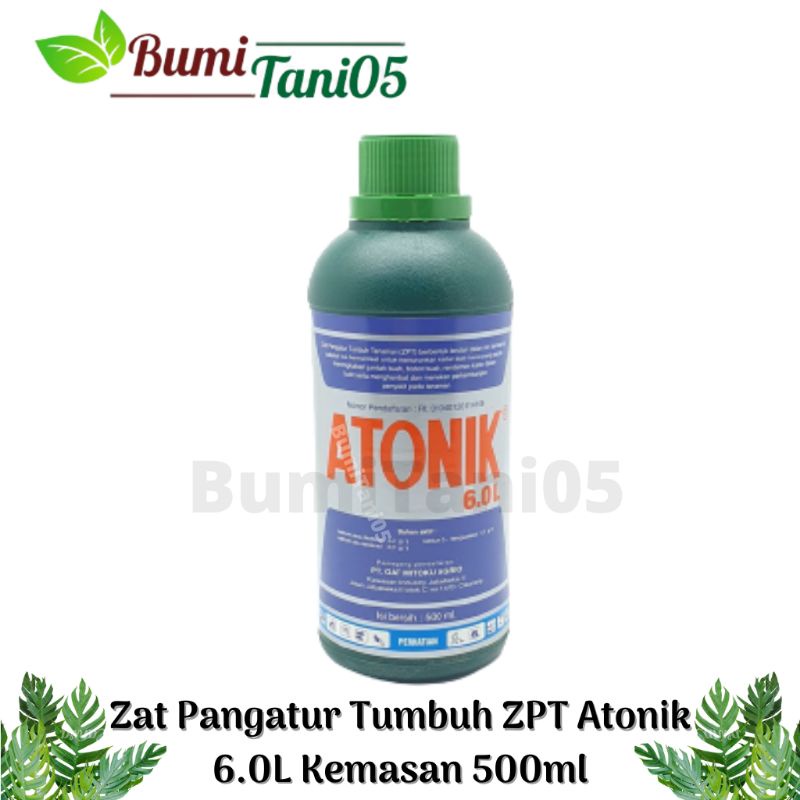 Jual ZPT Atonik 6.0L Zat Pengatur Tumbuh Kemasan 500ml Pupuk Hormon ...