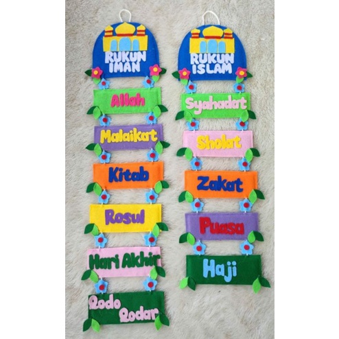 Jual Gantungan Rukun Iman & Rukun Islam | Shopee Indonesia