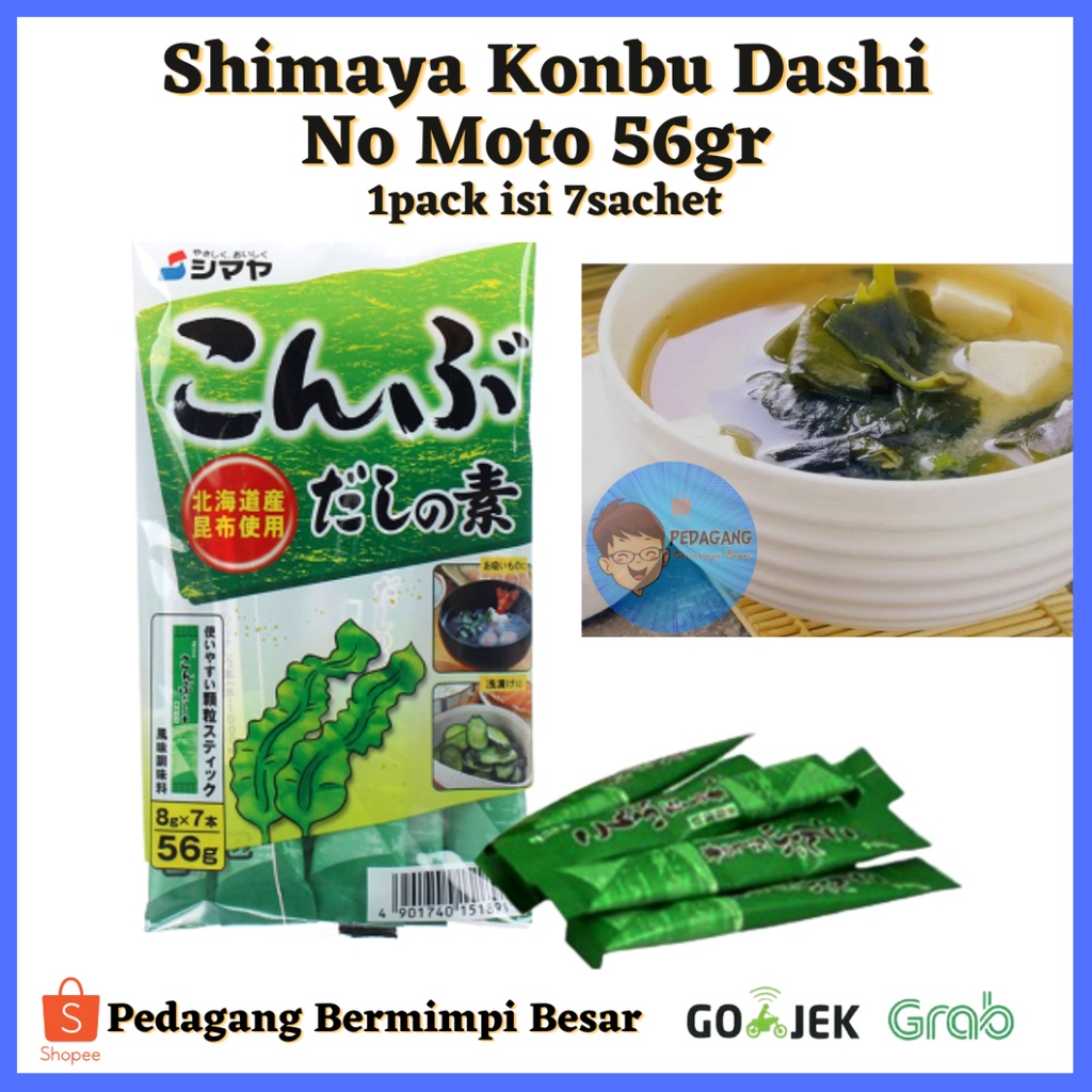 Jual Shimaya Konbu Dashi No Moto 56gr/ Kaldu Rasa Rumput Laut 56g ...