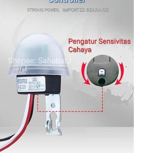 Jual *New* Photocell 10A 220V AS-20 Sensor Otomatis Cahaya Photo Cell ...