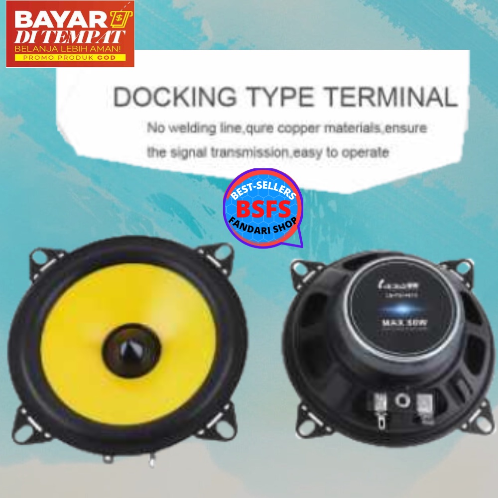 Jual Spiker / Speker / Salon corak kuning LaBo Speaker Subwoofer Mobil ...