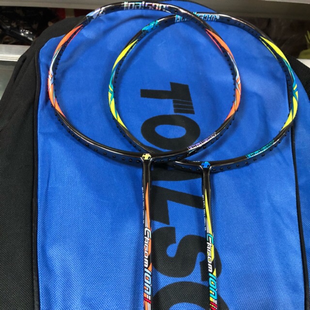 Jual [Free Pasang Senar] Raket Badminton Toalson Chrome Ion I atau II ...