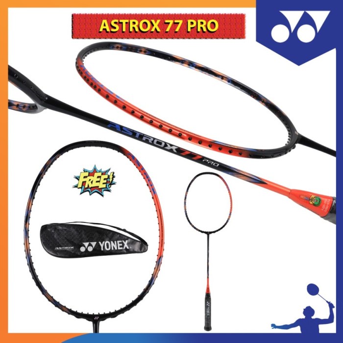 Jual Raket Raket Badminton Yonex Astrox 77 Pro + Tas Original (Free ...