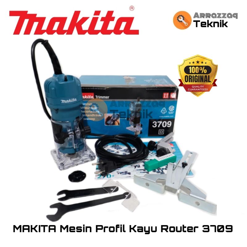 Jual Makita Mesin Profil Kayu 3709 Mesin Router Trimmer 530 Watt ...