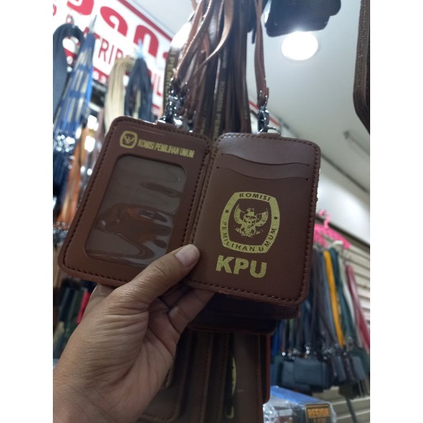 Jual Lanyard Name Tag Id Card Holder Logo KPU | Shopee Indonesia