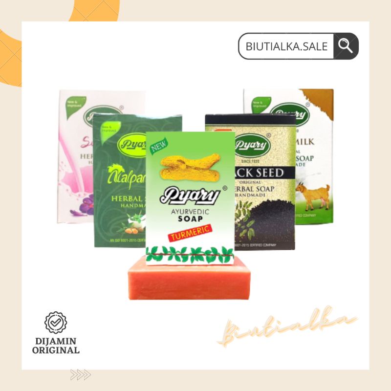 Jual PYARY Sabun Batang Soap Bar | Ayurvedic Soap Turmeric | Nalpamara ...
