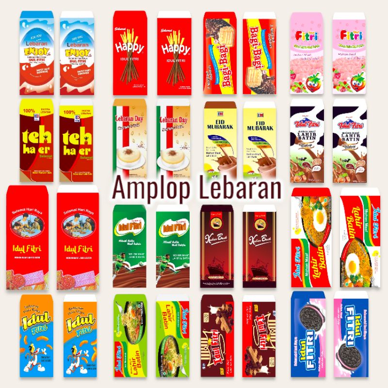 Jual Amplop Lebaran Snack - PANJANG - 1 pack isi 10 pcs | Shopee Indonesia