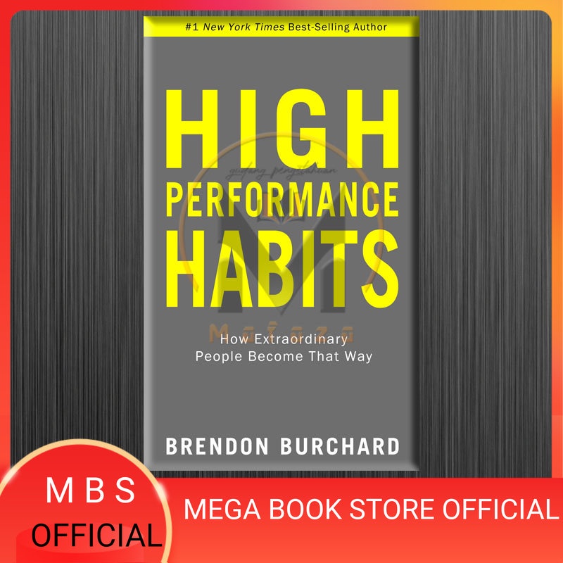 Jual Buku Cetak, Bukan E-Book High Performance Habits by Brendon Burchard Bahasa inggris ...