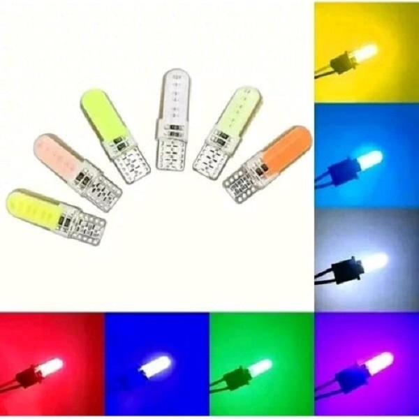 Jual LAMPU LED T10 GEL JELY COB 12 MATA T10 JELLY T10 SILICONE | Shopee ...