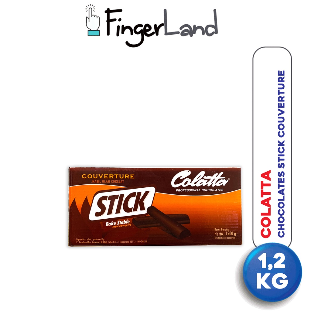 Jual COLATTA Chocolates Stick Couverture 1,2 KG Cokelat Stik | Shopee ...