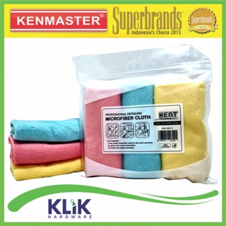Jual Kenmaster Kent Kain Lap Microfiber Cloths Isi 3 Pcs Kanebo ...