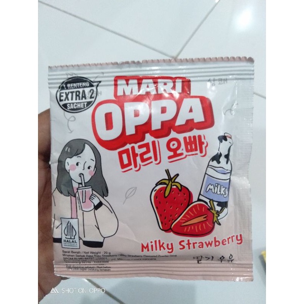 Jual Milk Mari Oppa full ceam//1 renceng isi 10 + 5 pcs// minuman susu ala korea | Shopee Indonesia