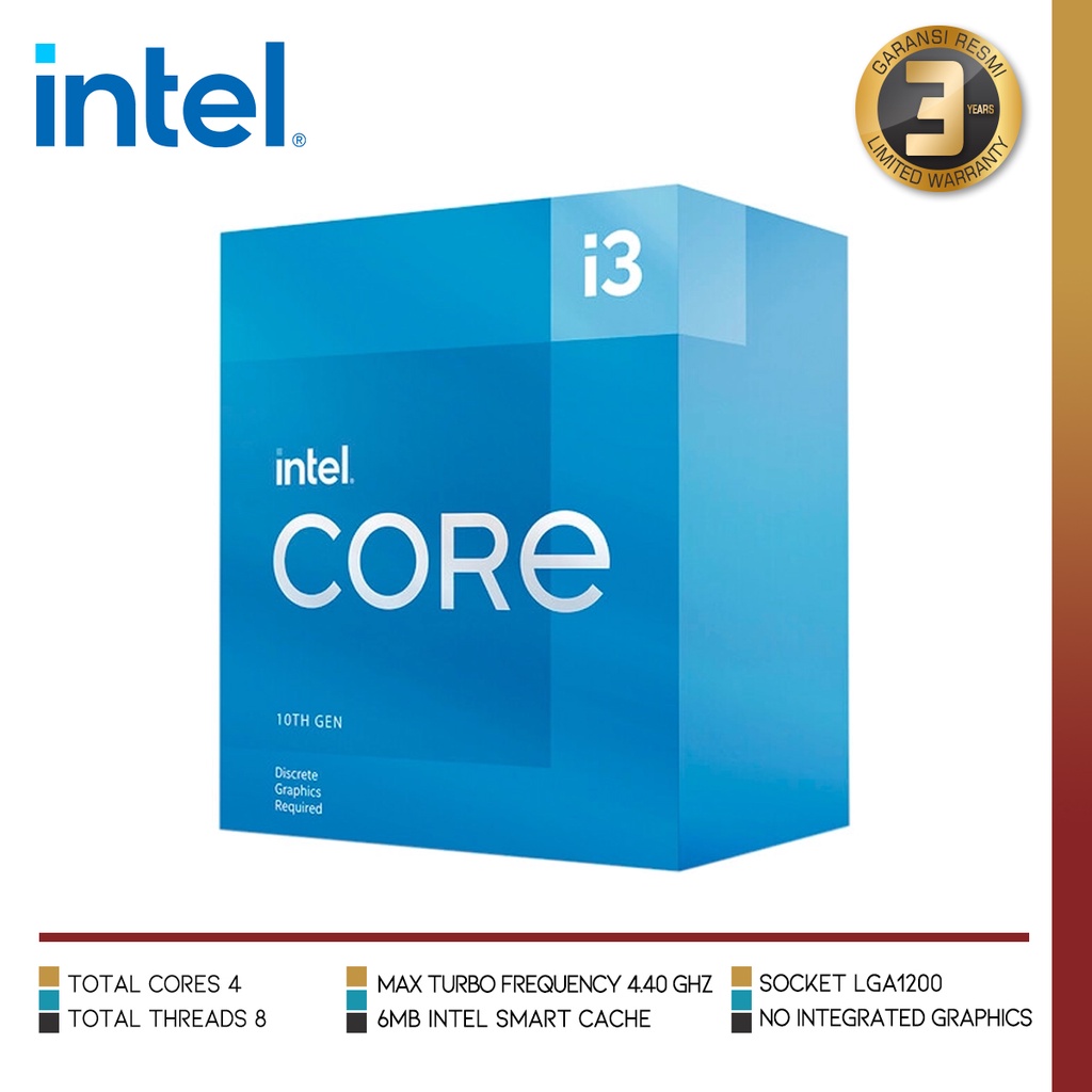 Jual INTEL CORE I3 10105F | Desktop Processor 4 Cores LGA 1200 | Shopee Indonesia
