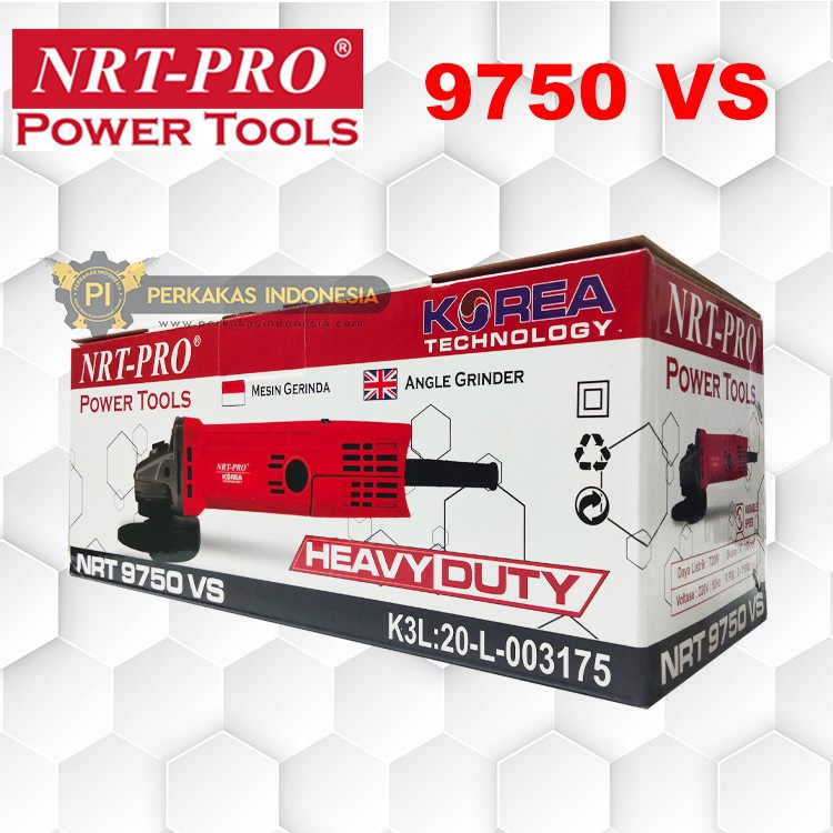 Jual Mesin Gerinda NRT 9750VS Variable Speed Mesin Gurinda NRT PRO 9750 VS Heavy Duty Angle ...