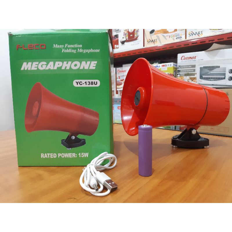 Jual Toa Megaphone Fleco YC 138 U / YC 138U - Pengeras Suara Fleco ...