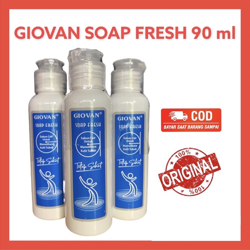 Jual GIOVAN Soap Fresh 90ml PER KARTON (isi 24 Pcs) | Shopee Indonesia