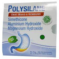 Jual Polysilane Tablet Kunyah, 1 box 1 Strip 8 Tablet Isi 5 Pcs ...