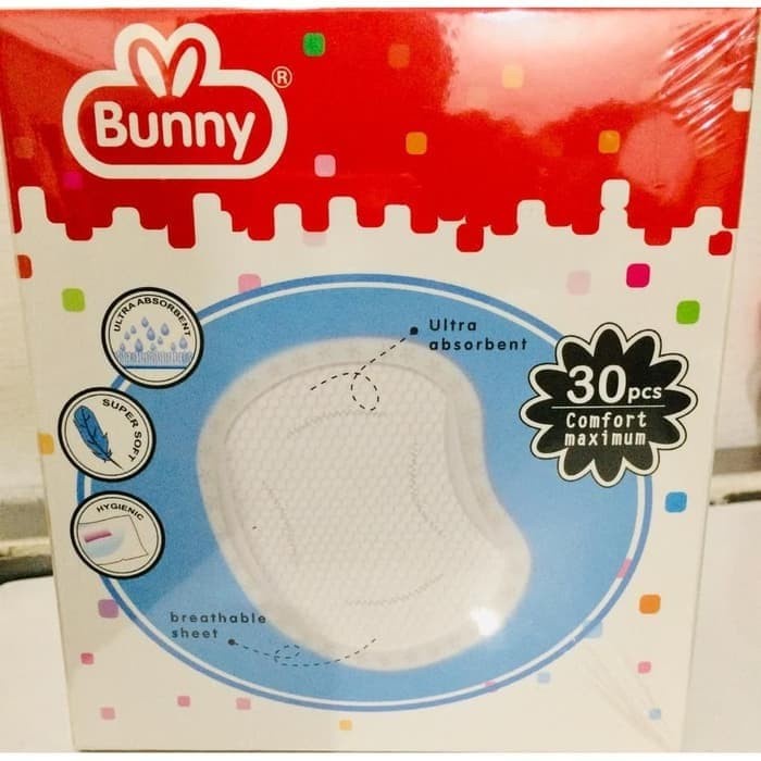 Jual LUSTY BUNNY DISPOSABLE BREAST PAD ISI 30PCS ABP- 0001//BREAST PAD ...