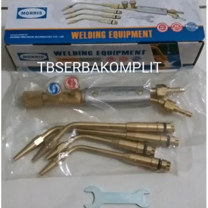 Jual Alat Blender Las Karbit Gas ACT Acetylene Oxygen 4 Nozzle Tip ...