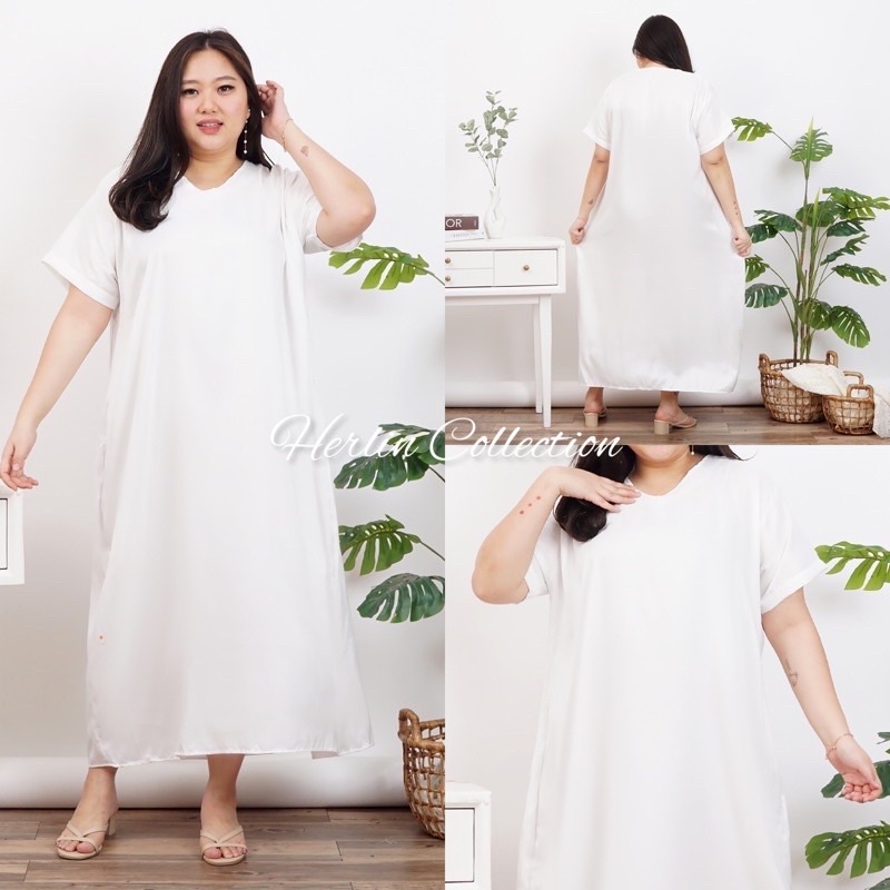 Jual [LD120] DASTER DRESS Jumbo XXL BIG SIZE Lengan Pendek - Banyak ...