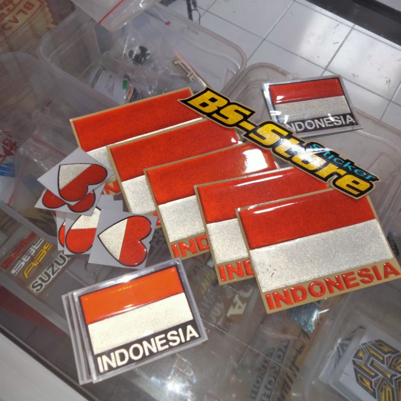 Jual Sticker Emblem TIMBUL BENDERA INDONESIA | Shopee Indonesia