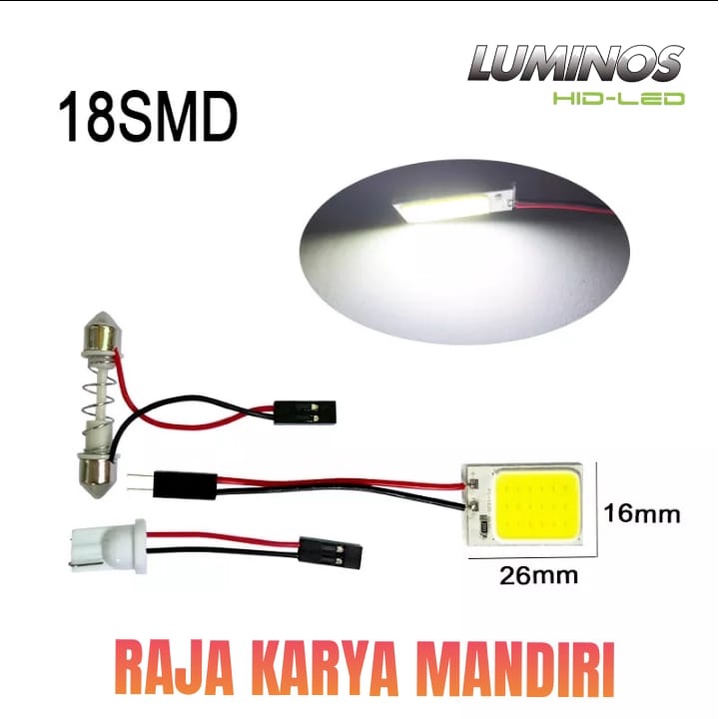 Jual LUMINOS LED LAMPU KABIN CABIN PLAFON COB PLASMA 16 MATA CABIN 2835 ...