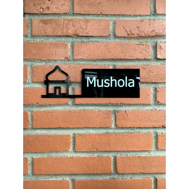 Jual sign board akrilik mushola / signage mushola | Shopee Indonesia