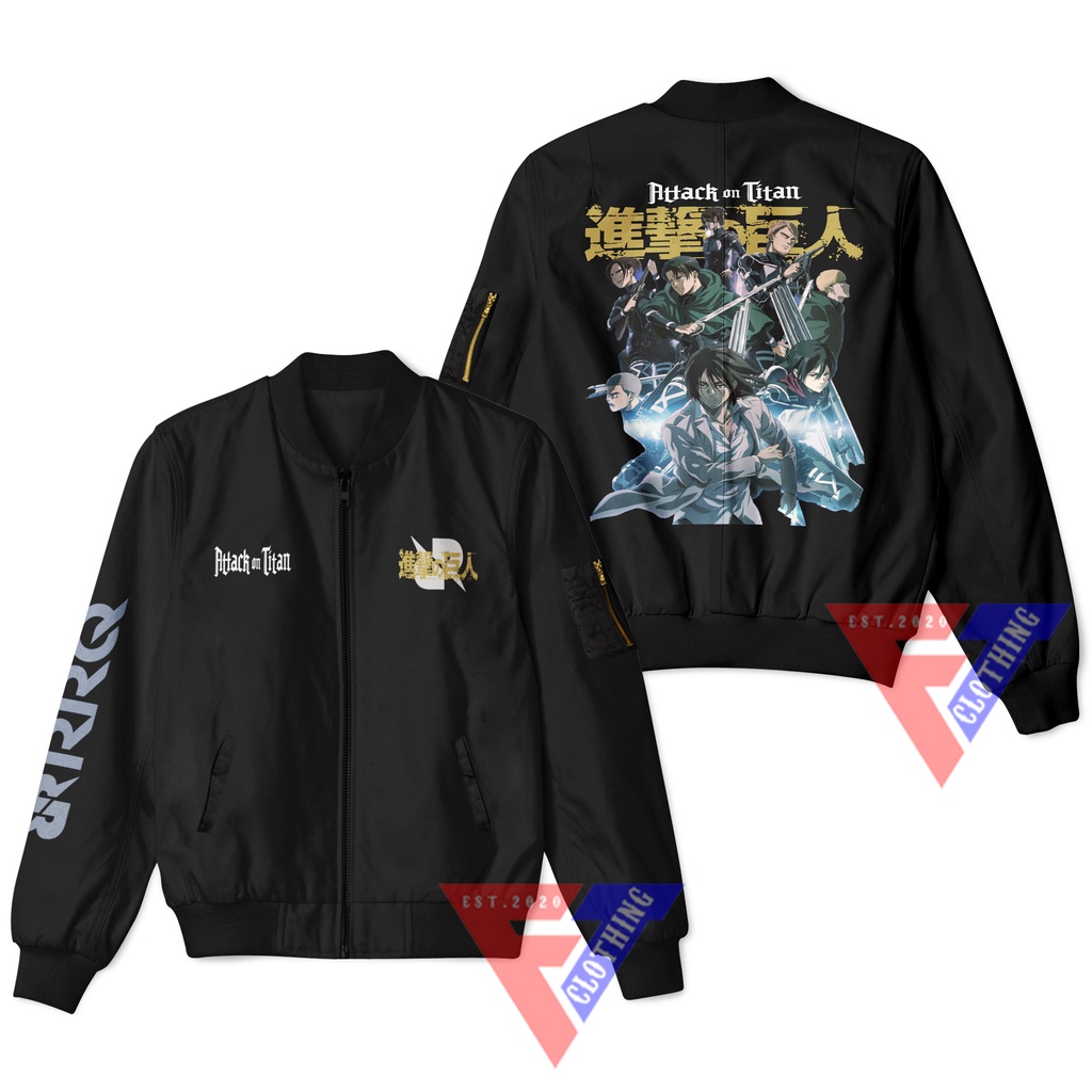Jual Jaket Bomber RRQ Attack On Titan Final Season | Shopee Indonesia