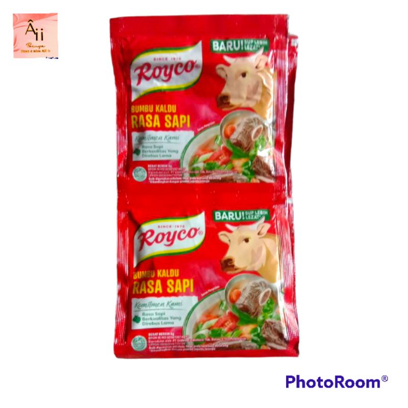 Jual 1renteng Royco sapi isi 12sachet kaldu sapi penyedap rasa makanan ...