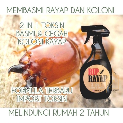 Jual RIP-RAYAP Obat Anti Rayap Semprot Cair Botol Spray 500ml | Shopee ...